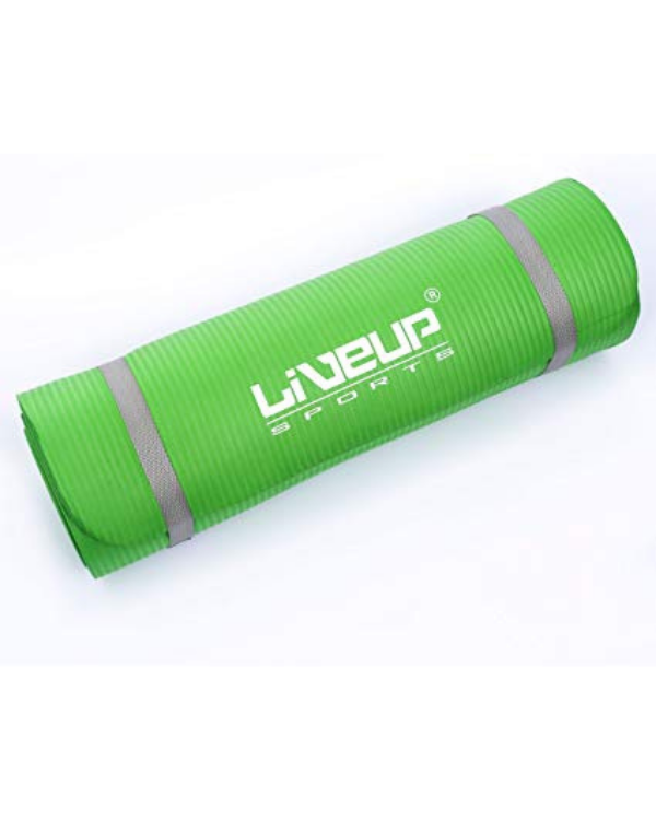New Exercise, Yoga mat , Green Pilates Mat 12mm with Comfort Foam ...